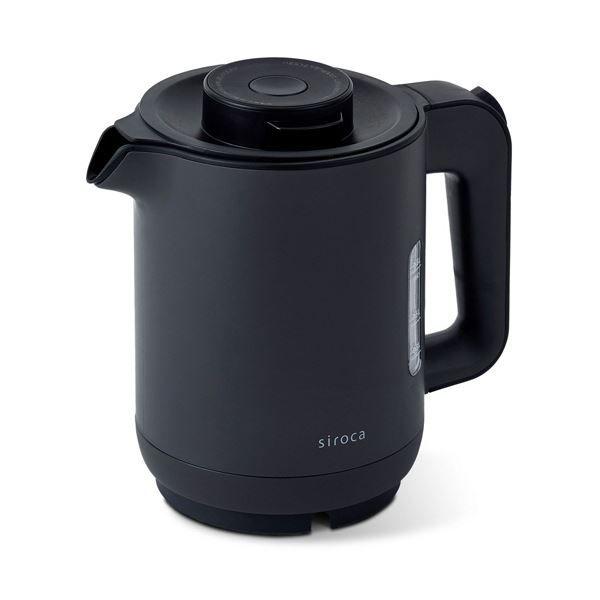 シロカ蒸気セーブ機能搭載 電気ケトル 0.8L ブラック SK-A151K 1台 【北海道・沖縄・離島配送不可】