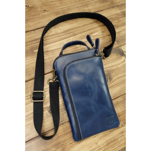 「ハンドワーク」牛革製モバイルポーチ 【北海道・沖縄・離島配送不可】