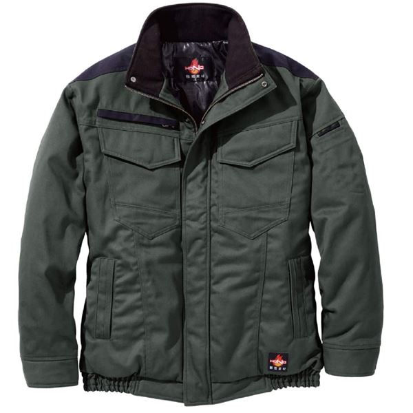 村上被服 HOOH 難燃防寒ブルゾン 4233 カーキ L 【北海道・沖縄・離島配送不可】