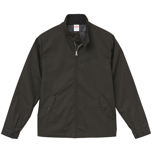 テカリを抑えた綿混・撥水加工、防風加工、裏地付スウィンブトップジャケット ブラック　XL 【北海道・沖縄・離島配送不可】