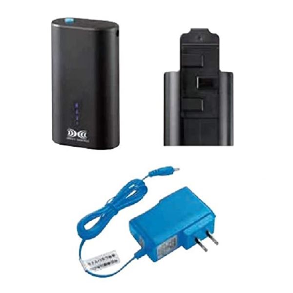 空調服 リチウムイオン小型バッテリーセット (バッテリー・充電器・バッテリーホルダー) LINANO2BK 【北海道・沖縄・離島配送不可】