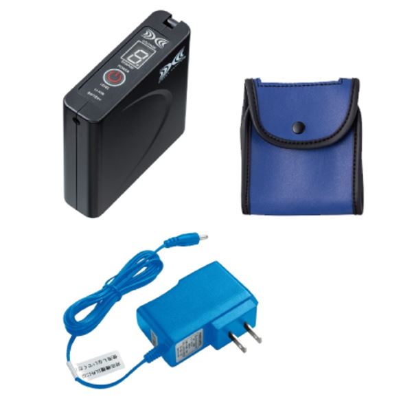 空調服 パワーファン対応バッテリーセット (バッテリー・充電器・バッテリーケース) LISUPER1 【北海道・沖縄・離島配送不可】