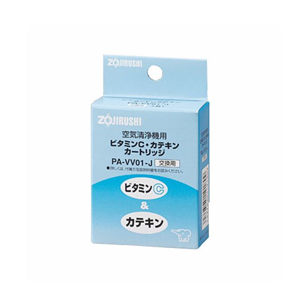 (まとめ) 象印 空気清浄機交換用ビタミンCカテキンカートリッジ PA-VV01 1個 〔×5セット〕 【北海道・沖縄・離島配送不可】