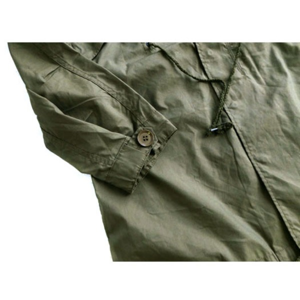 アメリカ軍「M-51」青島ライナーモッズコートシェル リバイバルモデル オリーブ《XXSサイズ（日本対応サイズM相当）》 【北海道・沖縄・離島配送不可】