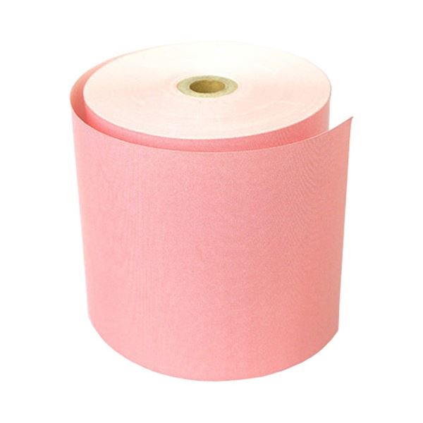 小林 カラーサーマルロール紙 80mm幅×63m巻 赤 23-401200-08 1箱(8巻) 【北海道・沖縄・離島配送不可】