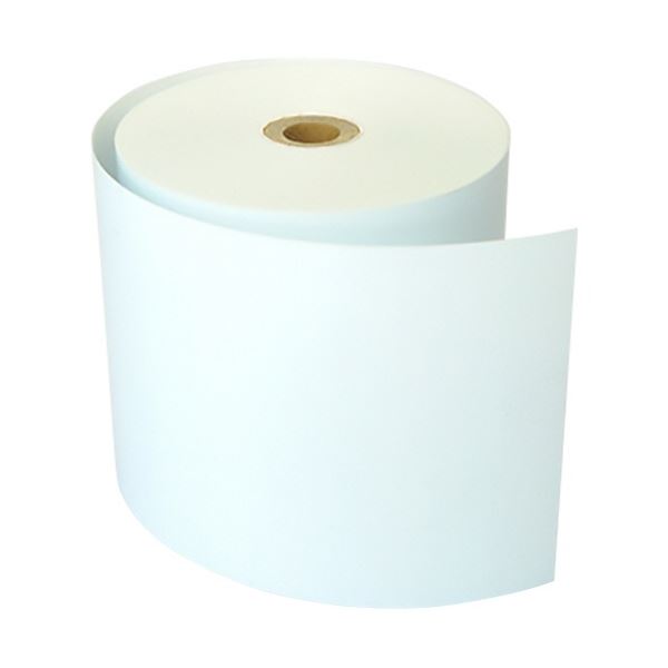 小林 カラーサーマルロール紙 80mm幅×63m巻 水色 23-401700-08 1箱(8巻) 【北海道・沖縄・離島配送不可】