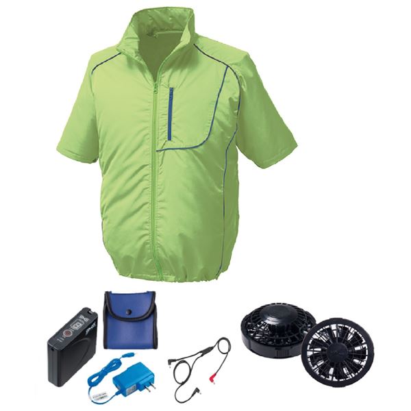 KU91720 空調服 R ポリエステル製 半袖 FAN2200B・RD9261・LISUPER1