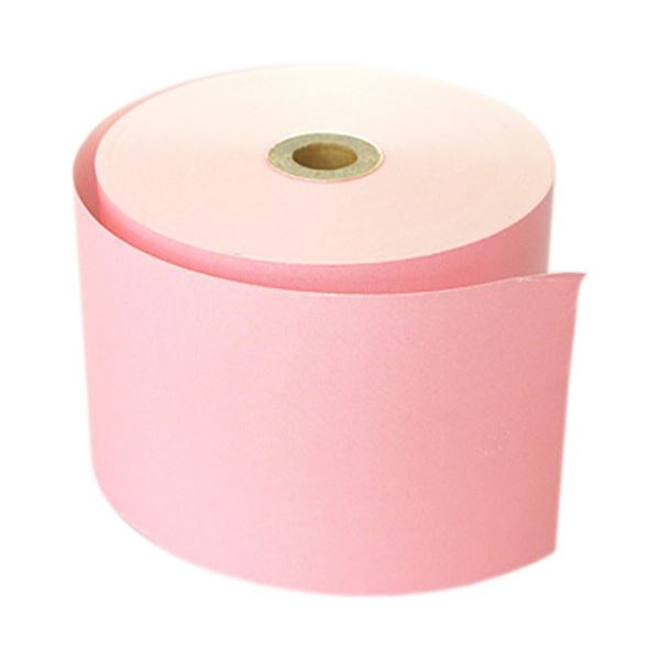 小林 カラーサーマルロール紙 58mm幅×63m巻 赤 23-400200-08 1箱(8巻) 【北海道・沖縄・離島配送不可】