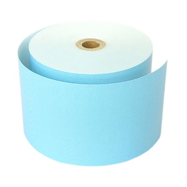 小林 カラーサーマルロール紙 58mm幅×63m巻 青 23-400600-08 1箱(8巻) 【北海道・沖縄・離島配送不可】