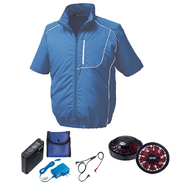 KU90810 空調服 R ポリエステル製フード付き FAN2200G・RD9261