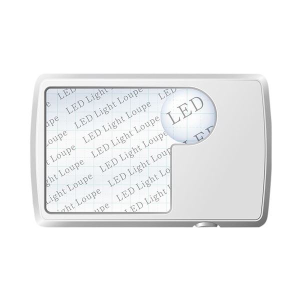 (まとめ) 日進医療器 文字が見やすいルーペカードタイプ 1個  〔×10セット〕 【北海道・沖縄・離島配送不可】