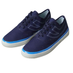 イタリア軍放出 ボートシューズ ネイビー 未使用 デットストック 41(約27.0cm) 【北海道・沖縄・離島配送不可】