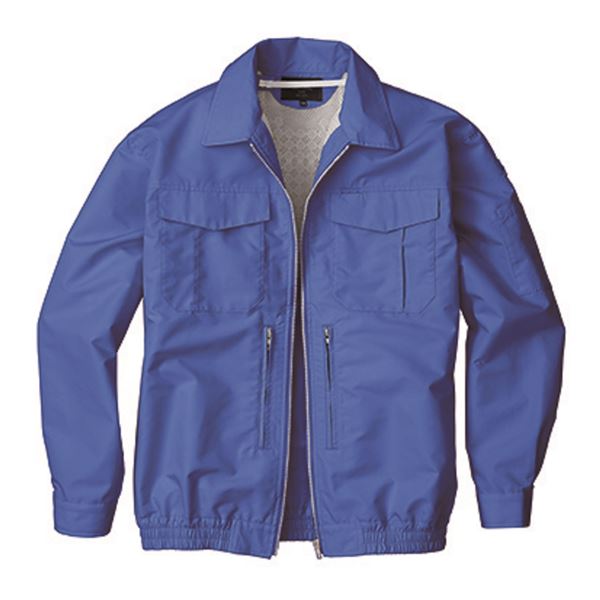 KU92130 空調服 R 綿ポリ混紡 スペーサー一体型 服のみ ライトブルー M 【北海道・沖縄・離島配送不可】