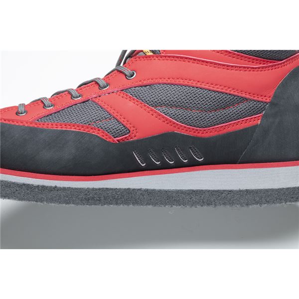 渓流（ケイリュウ） KR_3XF シューズ 22.5cm レッド 【北海道・沖縄・離島配送不可】