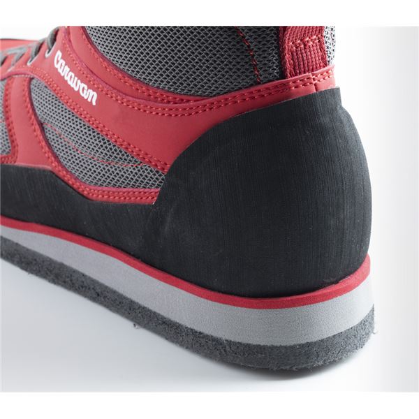 渓流（ケイリュウ） KR_3XF シューズ 22.5cm レッド 【北海道・沖縄・離島配送不可】