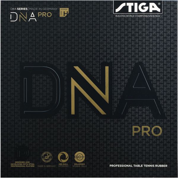 STIGA（スティガ） テンション系裏ソフトラバー DNA PRO H ディーエヌエー プロ H ブラック 厚 【北海道・沖縄・離島配送不可】