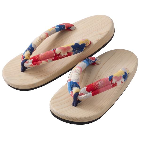 足への衝撃を和らげる 国産（日田）NEW檜サンダル（レディース/みやび） 【北海道・沖縄・離島配送不可】
