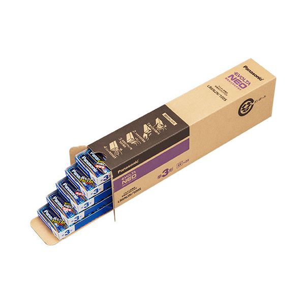 パナソニック アルカリ乾電池EVOLTAネオ 単3形 LR6NJN/100S 1箱(100本) 【北海道・沖縄・離島配送不可】