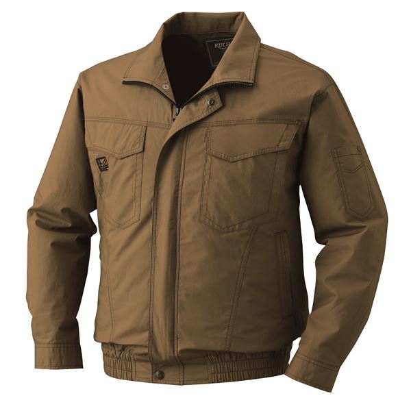 KU91400 空調服 R 綿薄手 タチエリ 服のみ キャメル 4L 【北海道・沖縄・離島配送不可】