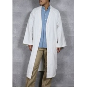 イタリア軍放出ハニカムホスピタルガウン 未使用 デットストック ホワイト 50-52（L相当） 【北海道・沖縄・離島配送不可】