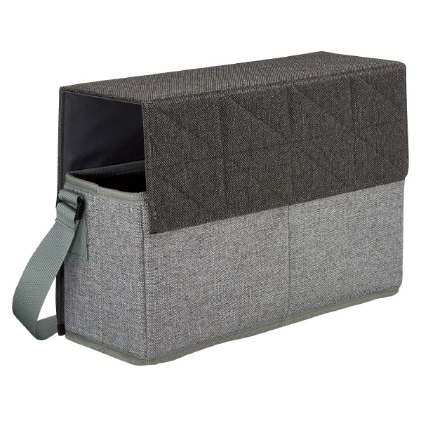 （まとめ買い）コクヨ BIZRACK PC・ツール収納バッグ ブラック×グレイ カハ-BRSB130-2 〔3個セット〕 【北海道・沖縄・離島配送不可】