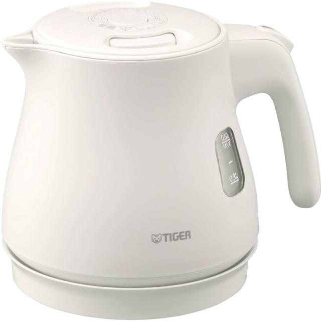 【ギフト】タイガー魔法瓶 蒸気レス電気ケトル0.6L マットホワイト PCV-A060WM 【北海道・沖縄・離島配送不可】