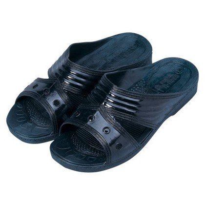 （まとめ買い）オーミケンシ フィッティングサンダル ダークブルー 10足組 12800033 〔×2〕 【北海道・沖縄・離島配送不可】