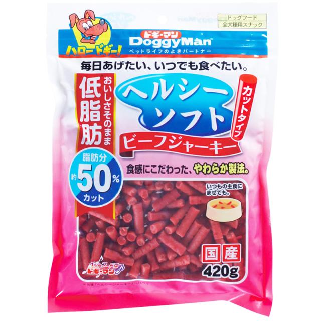 ドギーマン ヘルシーソフトビーフジャーキー カットタイプ 420g 犬用おやつの通販はau PAY マーケット - フジックス | au PAY マーケット－通販サイト