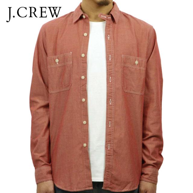 ジェイクルー シャツ メンズ 正規品 J.CREW 長袖シャツ レッド D20S30 クリスマス プレゼント ラッピング