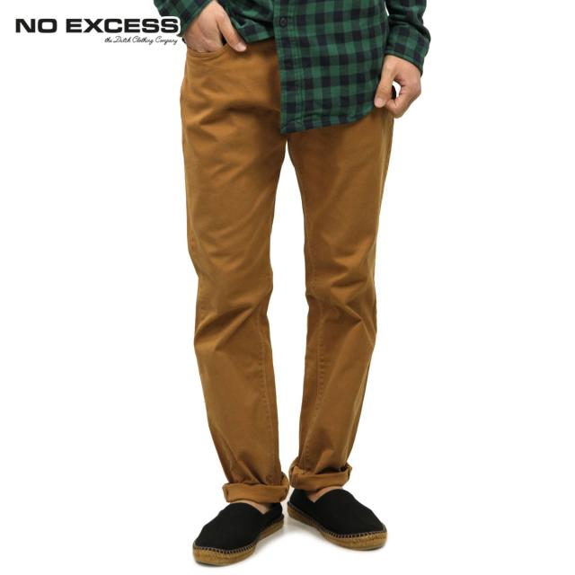 ノーエクセス ジーンズ メンズ 正規販売店 NO EXCESS ジーパン 5POCKET DENIM SLIM PANTS 7160852 140 BR クリスマス プレゼント ラッピング