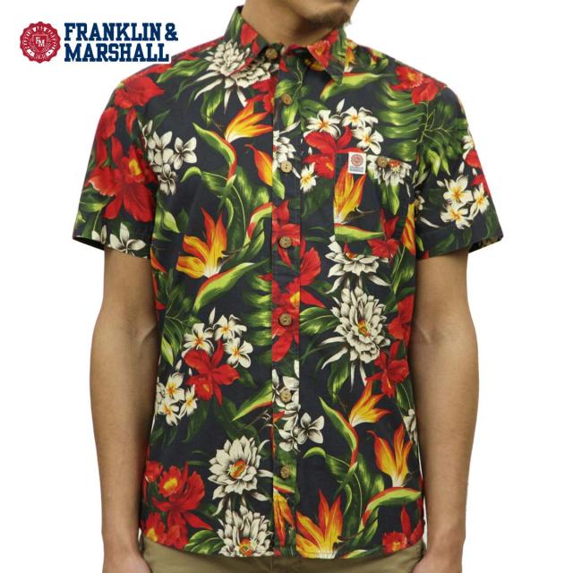 フランクリン マーシャル シャツ メンズ 正規販売店 FRANKLIN＆MARSHALL 半袖シャツ S/S SHIRTS SHMAL395 D15S25 クリスマス プレゼント ラッピング