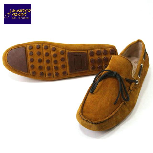 ワンダーシューズ WANDER SHOES 正規販売店 DRIVING SHOES 92235 Serraje Whisky 151 D15S25 クリスマス プレゼント ラッピング