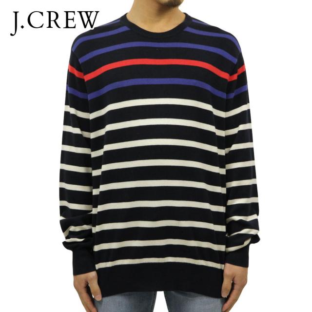 ジェイクルー セーター メンズ 正規品 J.CREW MULTISTRIPE CREWNECK SWEATER D20S30 クリスマス プレゼント ラッピング