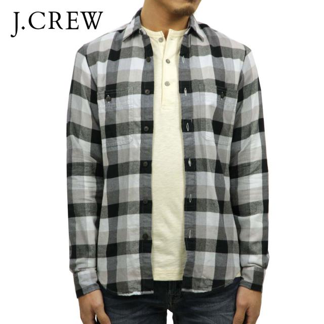 ジェイクルー シャツ メンズ 正規品 J.CREW 長袖シャツ SLIM FLANNEL WORKSHIRT D00S20 クリスマス プレゼント ラッピング