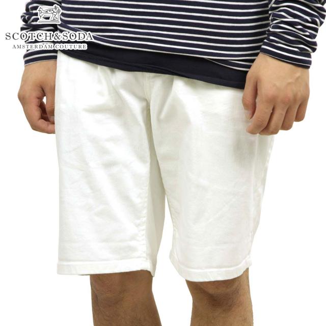 スコッチアンドソーダ ショートパンツ メンズ 正規販売店 SCOTCH＆SODA ボトムス Ralston Short-Optic White 128557 00 D00S15 クリスマス プレゼント ラッピング