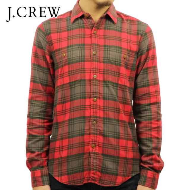 ジェイクルー シャツ メンズ 正規品 J.CREW 長袖シャツ SLIM PLAID FLANNEL SHIRT 92937 D00S20 クリスマス プレゼント ラッピング