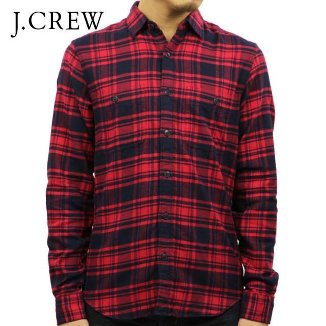 ジェイクルー シャツ メンズ 正規品 J.CREW 長袖シャツ SLIM PLAID FLANNEL SHIRT 92937 D20S30 クリスマス プレゼント ラッピング