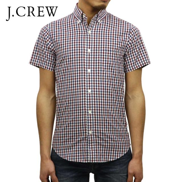 ジェイクルー シャツ メンズ 正規品 J.CREW 半袖シャツ SHORT-SLEEVE SLIM WASHED SHIRT e9547 D00S20 クリスマス プレゼント ラッピング