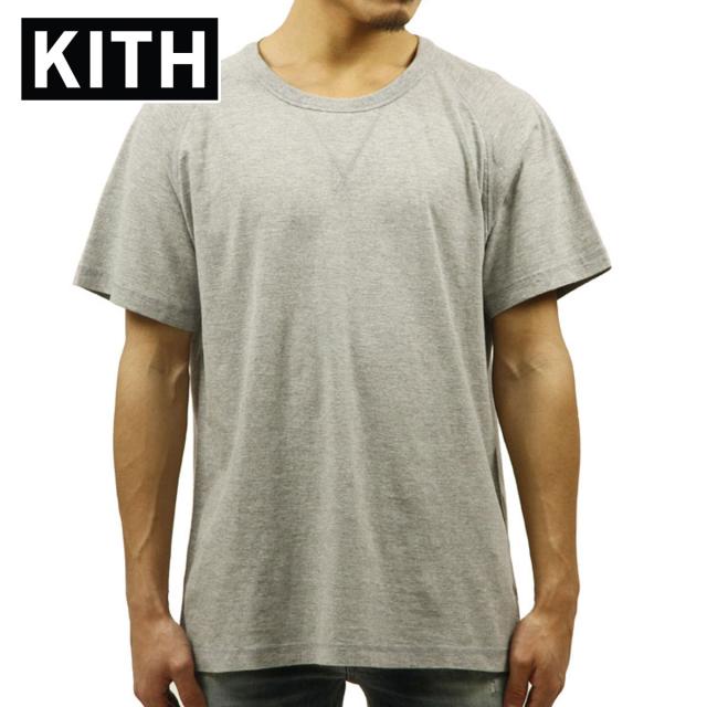 キス Tシャツ 正規品 KITH 半袖Tシャツ KITH LEWIS TEE - ATHLETIC GREY D00S15 クリスマス プレゼント ラッピング