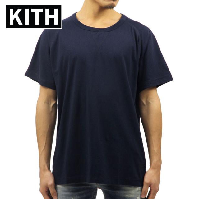 キス Tシャツ 正規品 KITH 半袖Tシャツ KITH LEWIS TEE - NAVY D00S15 クリスマス プレゼント ラッピング