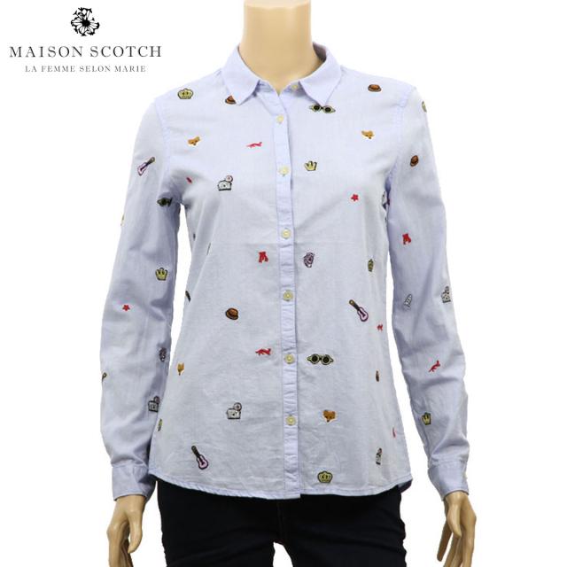 メゾンスコッチ MAISON SCOTCH 正規販売店 レディース シャツ Dress shirt 132484 20 D00S20 クリスマス プレゼント ラッピング