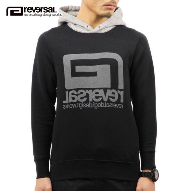 リバーサル パーカー メンズ 正規販売店 REVERSAL rvddw  プルオーバーパーカー WATERPROOF SWEAT REVERSE PARKA rv17ss035a BLACK クリスマス プレゼント ラッピング