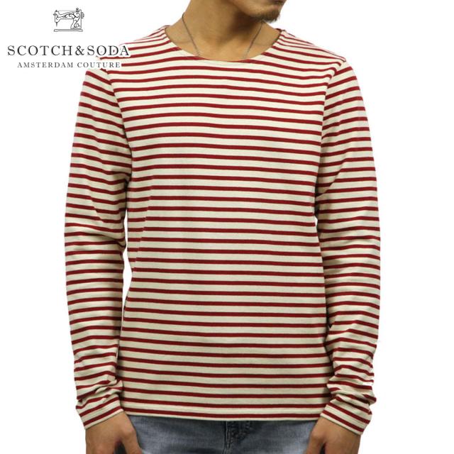 スコッチアンドソーダ ロンT メンズ 正規販売店 SCOTCH＆SODA 長袖Tシャツ BRETON STRIPED T-SHIRT 134312 17 COMBO A D00S15 クリスマス プレゼント ラッピング
