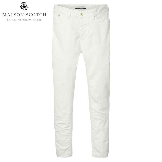 20%OFFセール 【販売期間 12/13 0:00〜12/19 9:59】 メゾンスコッチ MAISON SCOTCH 正規販売店 レディース ジーンズ L'ADORABLE - WHITE FLOW BOYFRIEND FIT 135233 0U WHITE F D00S15 クリスマス プレゼント ラッピング