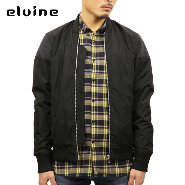エルバイン elvine 正規販売店 メンズ アウター COLIN MA-1 BOMBER JACKET 3003 110 BLACK クリスマス プレゼント ラッピング