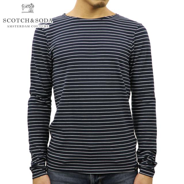 スコッチアンドソーダ ロンT メンズ 正規販売店 SCOTCH＆SODA 長袖Tシャツ CLASSIC LONGSLEEVE TEE 139677 0217 43402 COMBO A クリスマス プレゼント ラッピング