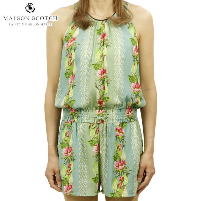 メゾンスコッチ MAISON SCOTCH 正規販売店 レディース ワンピース オールインワン POOLSIDE' CAPSULE PRINTED SHORT ALL IN ONE 143499 17 51332 COMBO A クリスマス プレゼント ラッピング