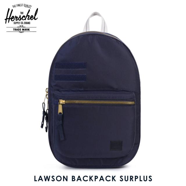 ハーシェル バックパック 正規販売店 Herschel Supply ハーシェルサプライ リュックサック バッグ LAWSON BACKPACK SURPLUS 10179-01826-OS PEACOAT クリスマス プレゼント ラッピング