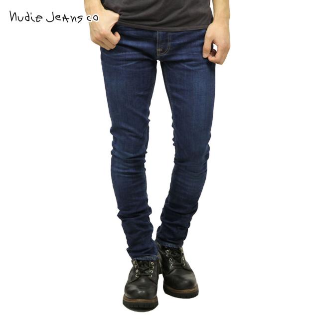 ヌーディージーンズ ジーンズ メンズ 正規販売店 Nudie Jeans ジーパン リーンディーン LEAN DEAN JEANS BLUE TILT 898 1127150 クリスマス プレゼント ラッピング