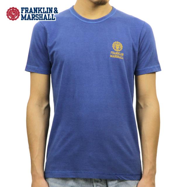 フランクリン マーシャル Tシャツ 正規販売店 FRANKLIN＆MARSHALL 半袖Tシャツ クルーネック LOGO TEE OLYMPIC TSMF172AN 45181 4005 クリスマス プレゼント ラッピング